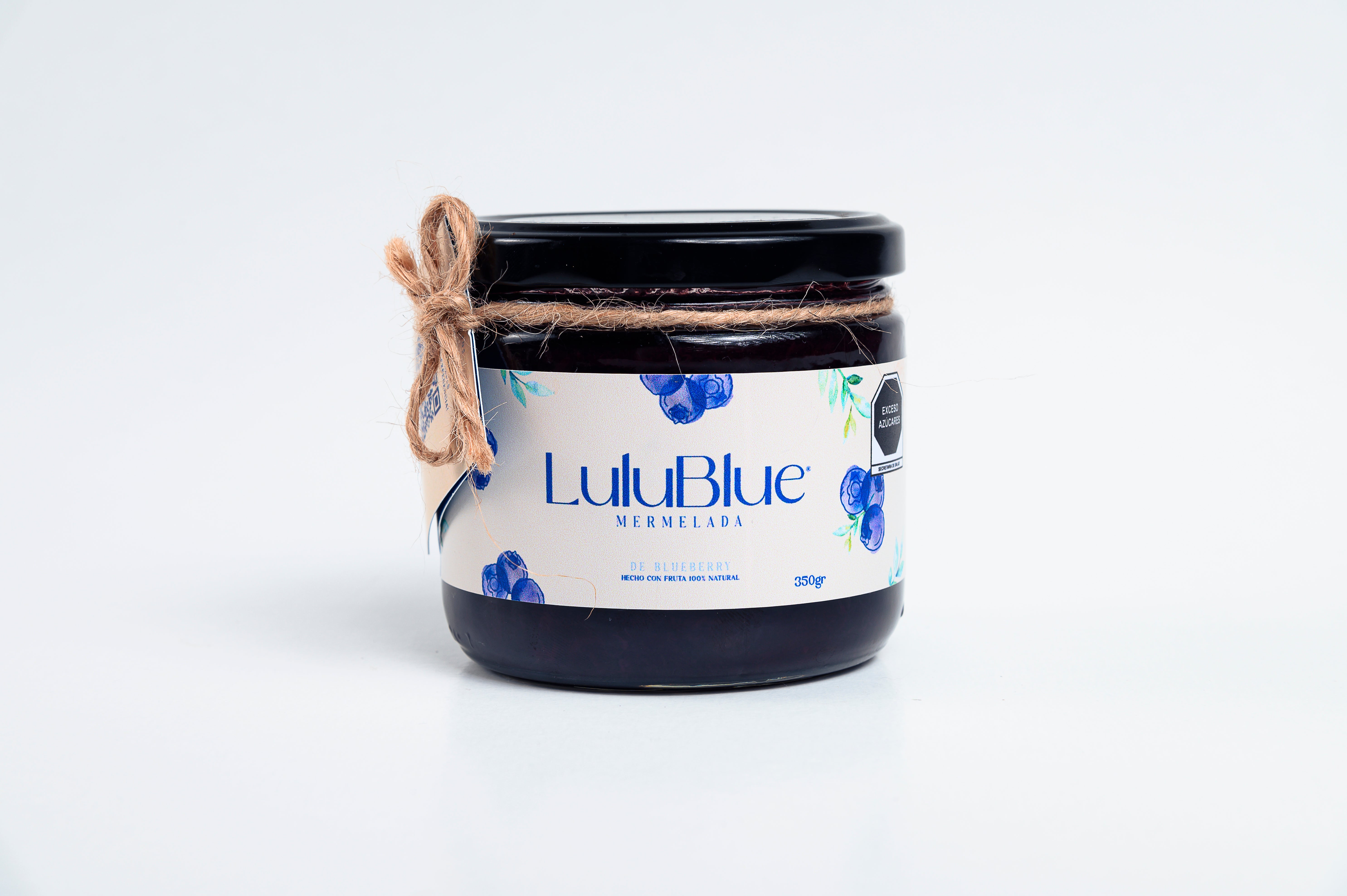 Mermelada de blueberry con azúcar 🫐 320g – LuluBlue Berries del Corazón